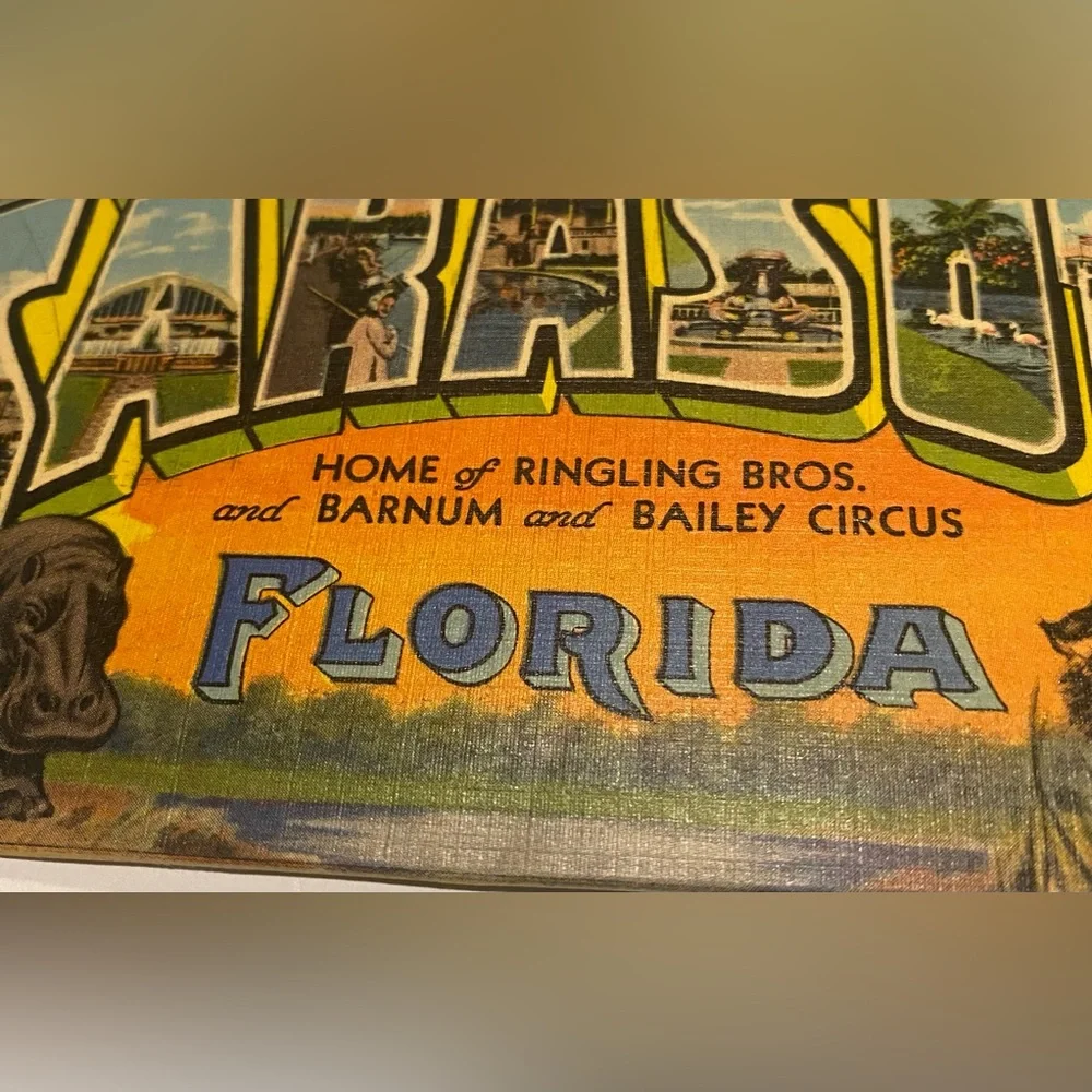Curt Teich & Co. | Other | Vintage Rare Sarasota Fl Postcard Art ...